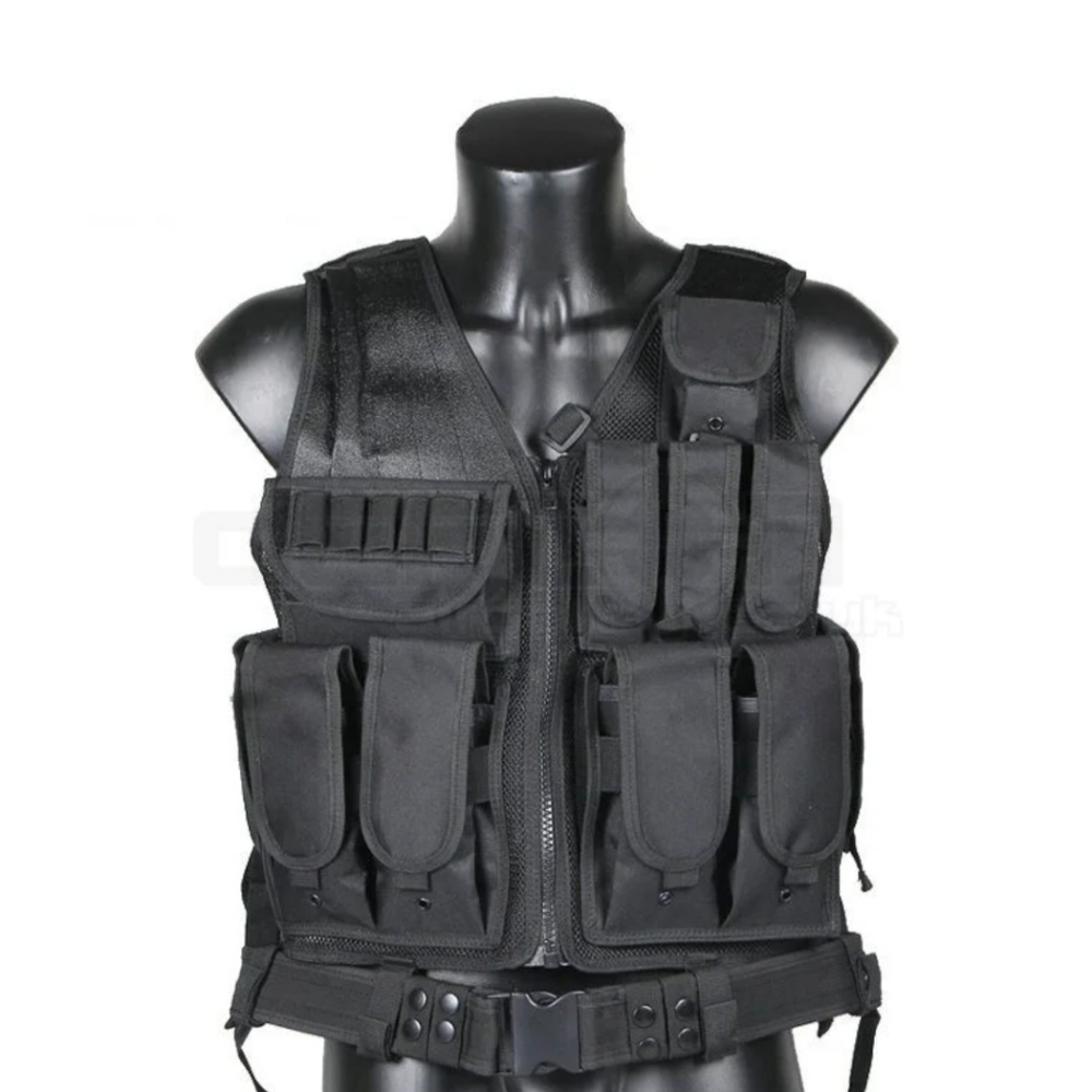 "Fbi Tactical Vest" Airsoft Tactical Vest With Pouche… - Gem